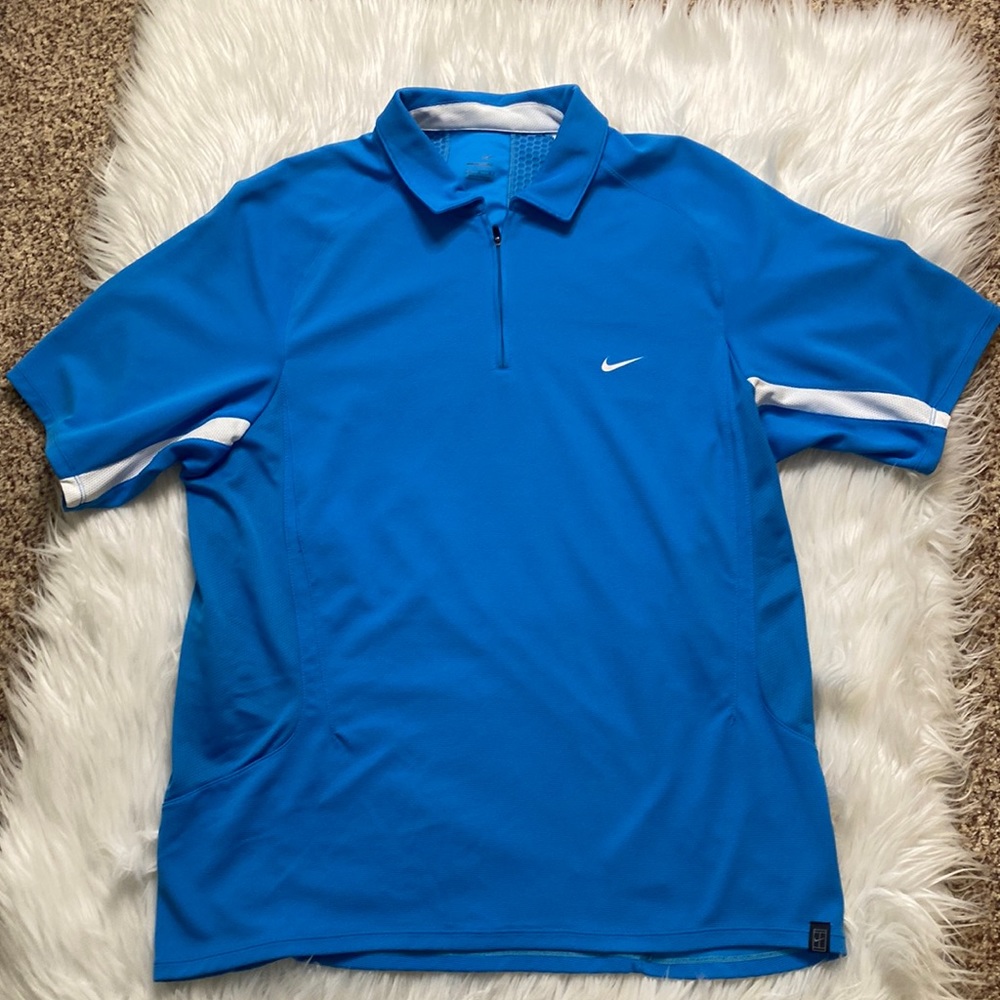 Nike Vintage Sphere React Tennis/Golf Shirt, Size Lar… - Gem